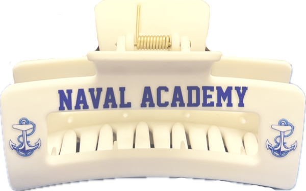 U.S. Naval Academy Store | Anchor/ Naval Academy Large Claw Hair Clip