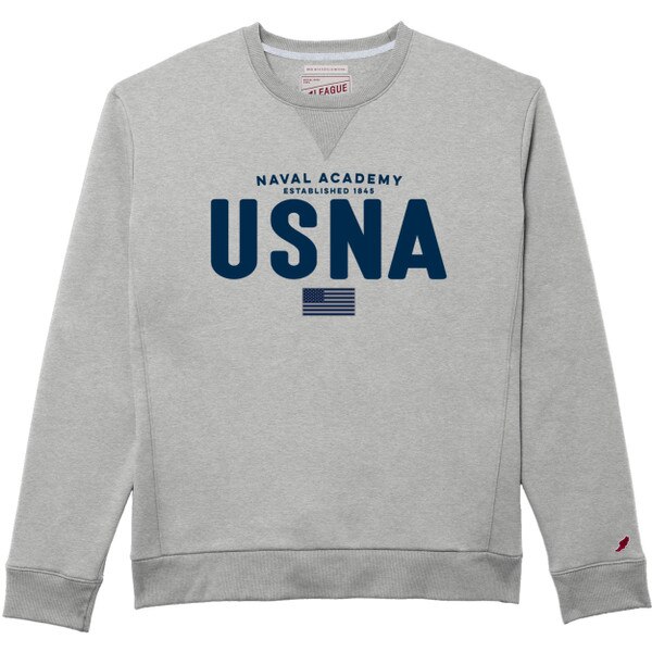 U.S. Naval Academy Store | USNA Tonal Flag Crewneck Sweatshirt