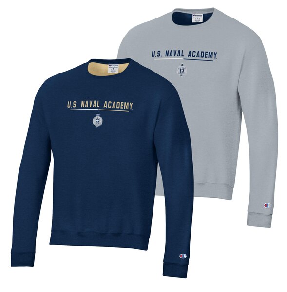U.S. Naval Academy Store | Men's USNA Crest Stadium Crew Sweatshirt