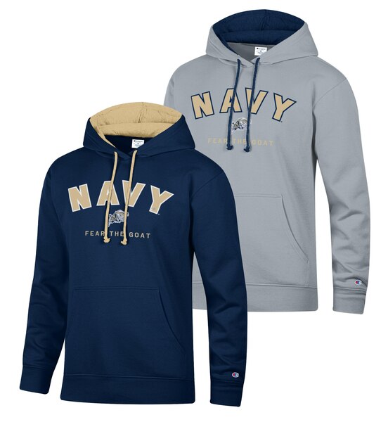 U.S. Naval Academy Store | Men's NAVY Fear The Goat Stadium Hooded ...