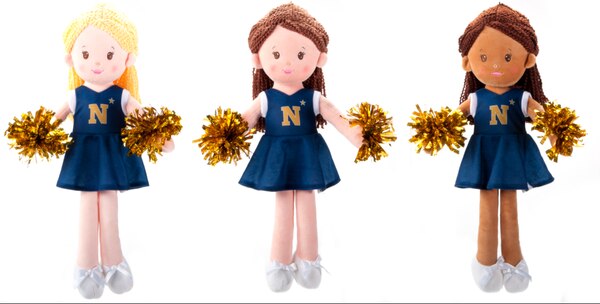 U.S. Naval Academy Store | Navy Cheerleader Plush Doll