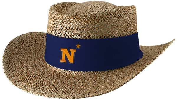 U.S. Naval Academy Store | Tournament Straw Gambler Hat U.S. Naval Academy Store | Tournament Straw Gambler Hat