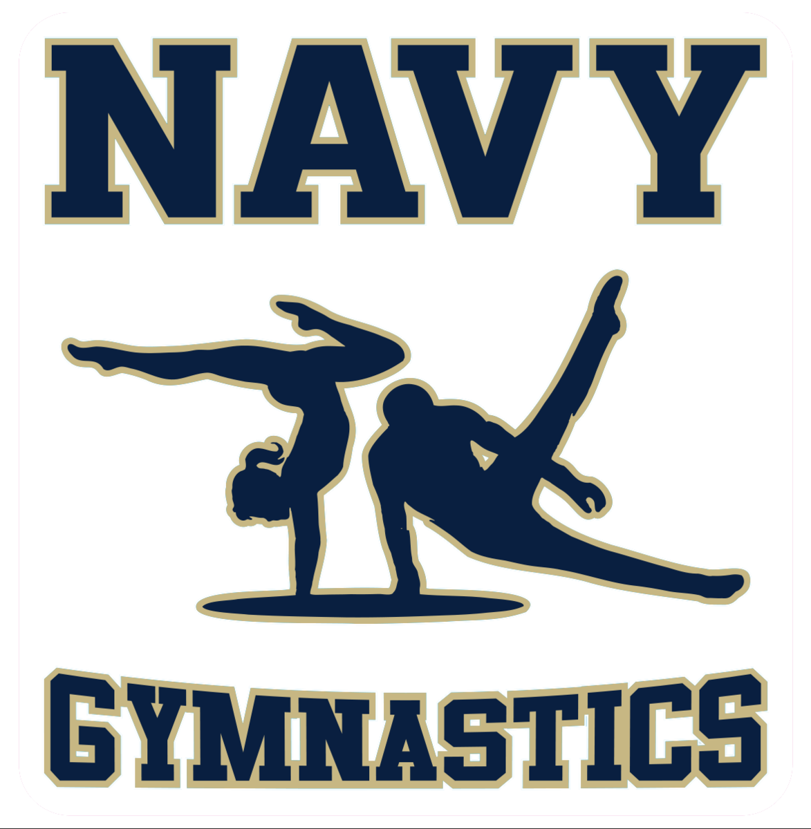 U.S. Naval Academy Store | Navy Gymnastics Decal