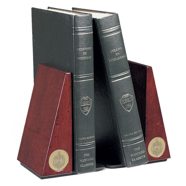 U.S. Naval Academy Store | Rosewood Bookends with Crest