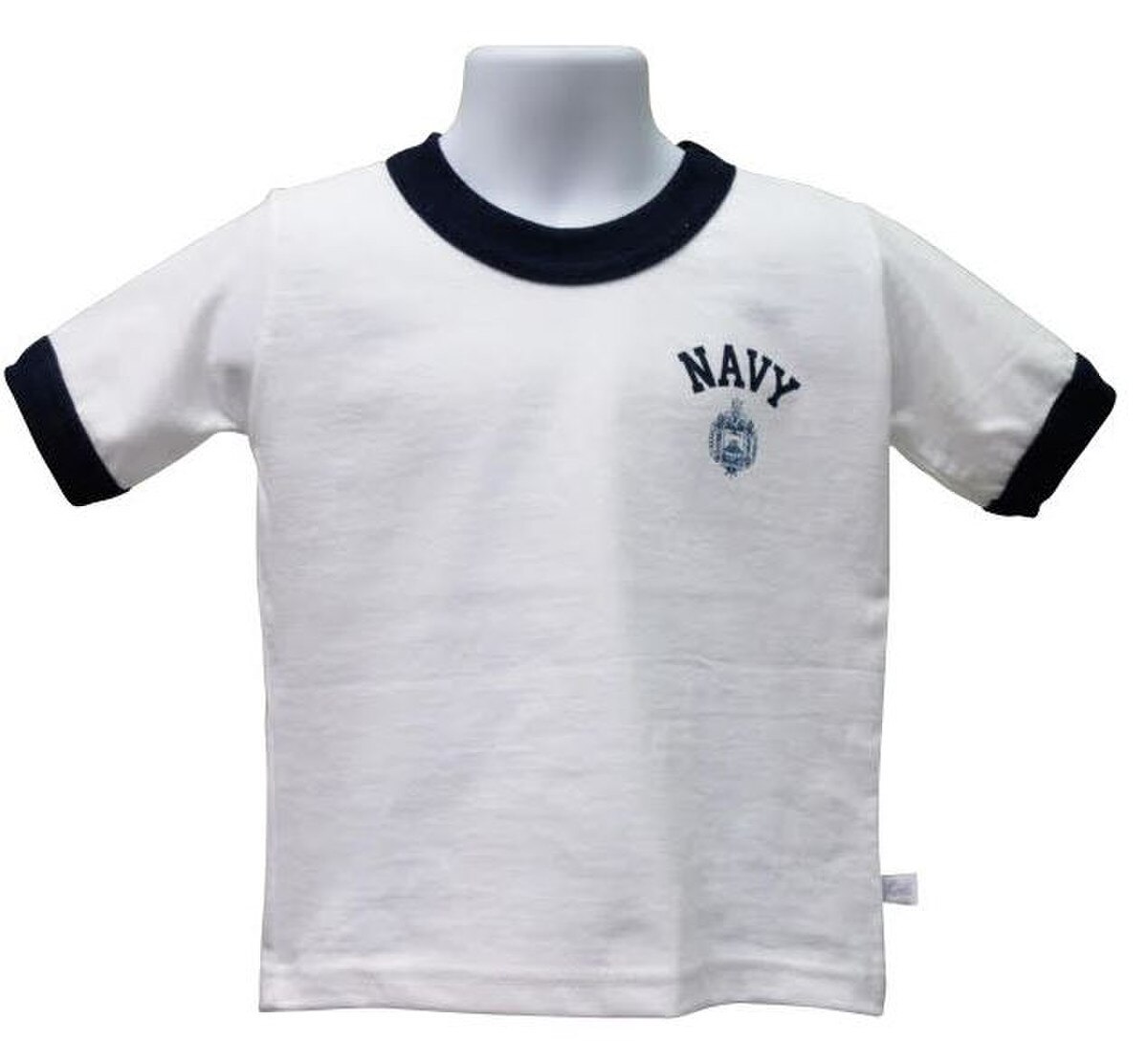 U.S. Naval Academy Store |Toddler Issue SS Ringer Tee (Navy)