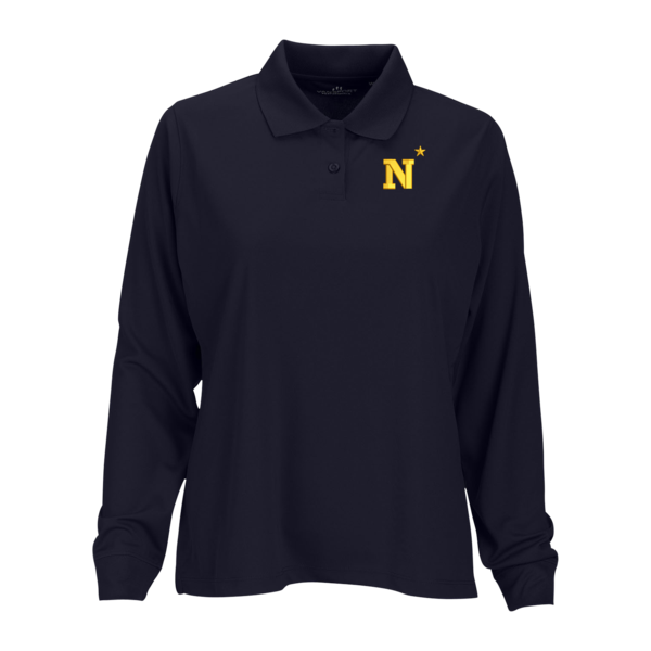 U.S. Naval Academy Store | Women's CUSTOM Long Sleeve Tech Polo